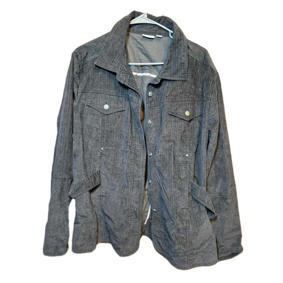Cato | Jackets & Coats | Cato Womens Corduroy Buttonup Jacket Black ...